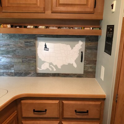 USA Decal Sticker Travel Map for Rv's and Campers - Etsy