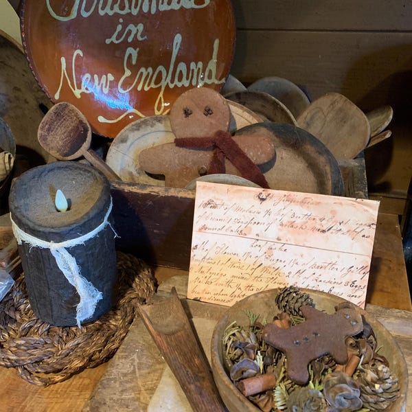 Campfire Marshmallow Primitive Tin /primitive Tiered Tray/ Summer Decor ...