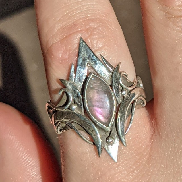 Handmade silver fantasy jewelry. by ElfeNoirJewellery on Etsy