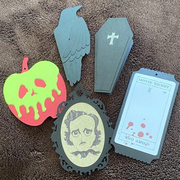 Horror Movie Ticket Gift Tag - Etsy