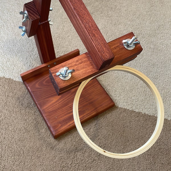 Embroidery Stand. Adjustable Embroidery Hoop Holder. - Etsy