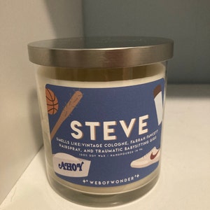 Hopper Fandom Inspired 100% Soy Wax Candle - Etsy