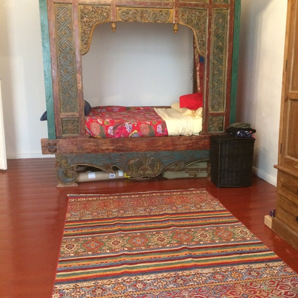 Handmade Pakistan Bokhara Area Rug 180cm X 124cm / 5'11'' X 4'1 ...