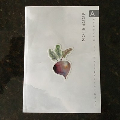 LGBTQ Pride Vegetable Flower Sticker 3x1.75/ Hand Painted / Farmer ...