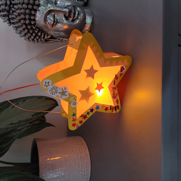 Star Lantern Craft Template Including Craft Instructions for Download ...