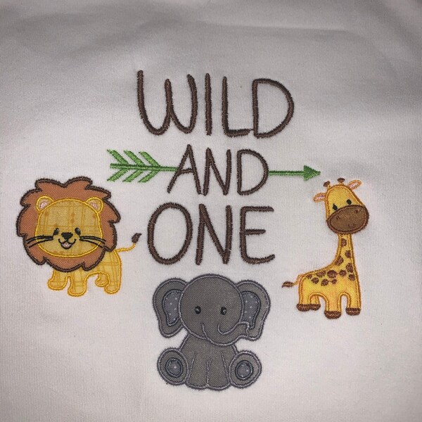 Instant Download Wild and One Machine Embroidery Digital Design NO:2219 ...