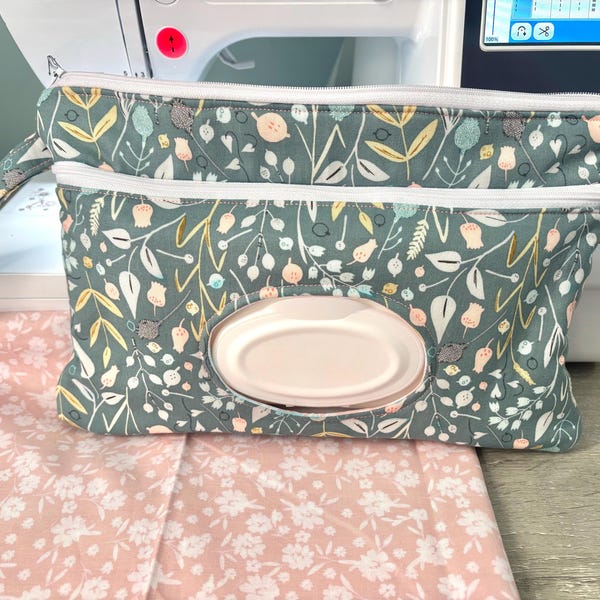 Wipe Pouch Sewing Pattern: Diaper & Snack Bag (PDF Pattern) Perfect ...