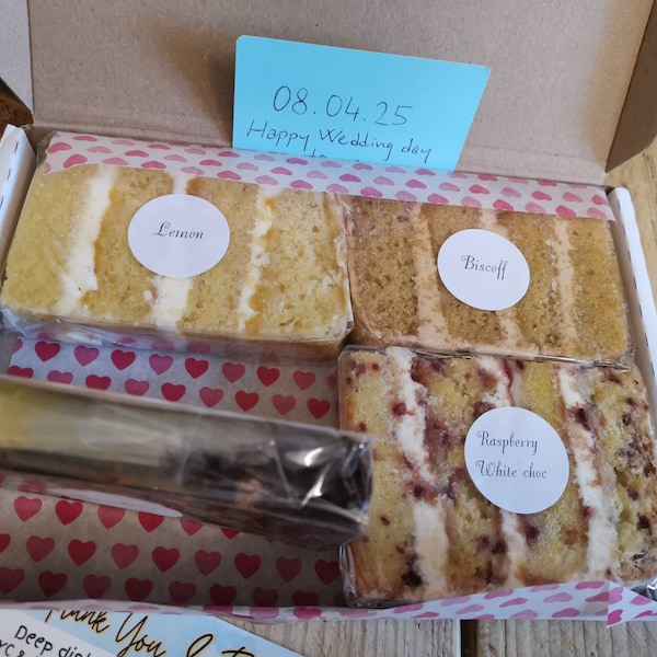 Letterbox Cake Slices - SPECIAL FLAVOURS - Birthday Cake - 4 Cake ...