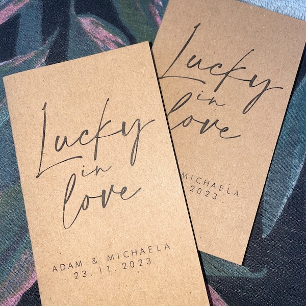 Scratch Card Holder | Wedding Favours | Wedding | - Etsy