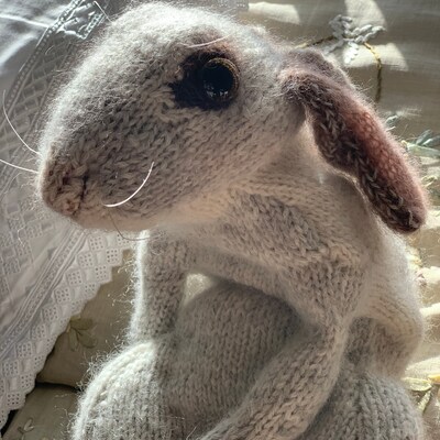 KNITTING PATTERN Snowshoe Hare - Etsy
