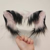 Wolf Ear Pattern for Making Faux Fur Costume Ears Animal Ears Cosplay ...