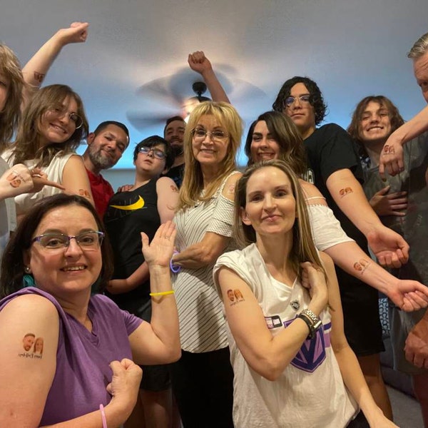 Personalized Bachelorette Party Tattoos With the Grooms Face Favors - Etsy