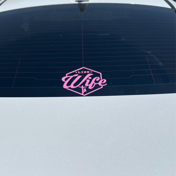 Line Wife Decal | Linewife Decal | Lineman Wife Decal | Journeyman ...