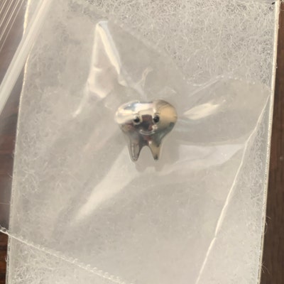 925 Sterling Silver Cute Tooth Charms for Bracelet Solid - Etsy