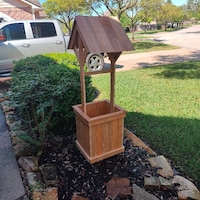 Wishing Well Planter Box, Digital Build Plans, Wishing Well Planter ...