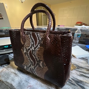 Genuine Python Leather Natural Python Leather Hide Snake - Etsy