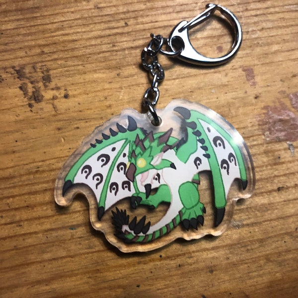 Monster Hunter Charm - Rathalos - Rathian - Gore Magala - Fatalis ...