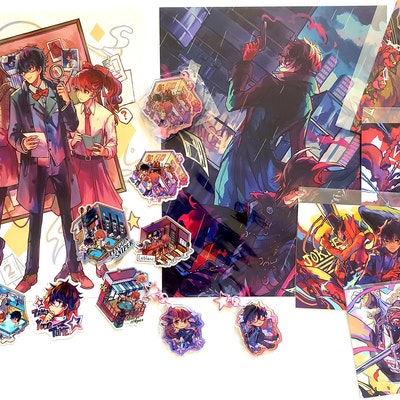 P5 Isometric Akechi & Joker Hangouts Acrylic Keychain Standees - Etsy