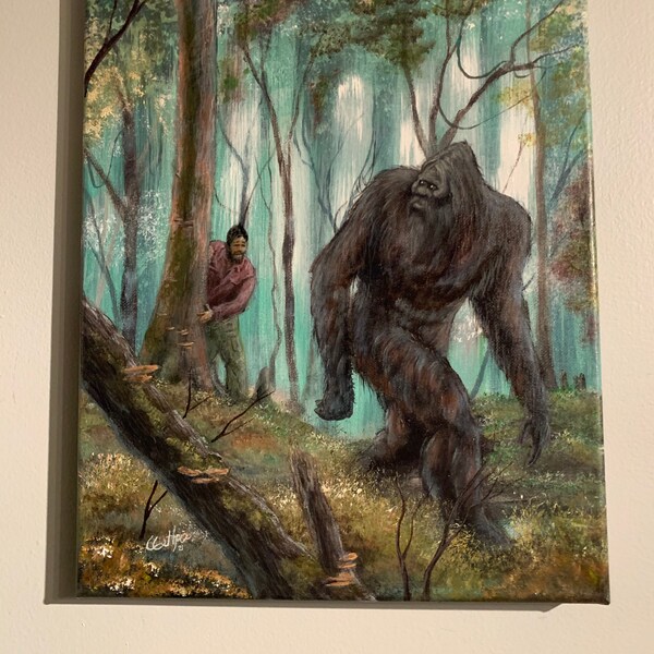 Sasquatch 18 Inch Tree Knocker - Handcrafted Bigfoot Gift - Etsy