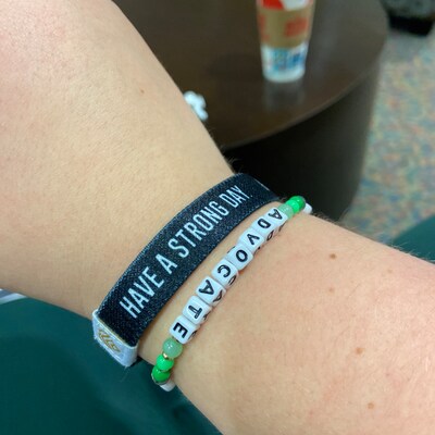 STRENGTH is EARNED One Day at a Time Wristband Growth Mindset ...