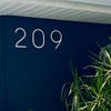 THIN MODERN White House Numbers for Large Address Numbers - Etsy Canada