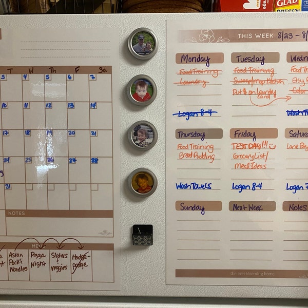 Boho Aesthetic Calendar for Wall, Boho Calendar 2025 2026, Elegant ...