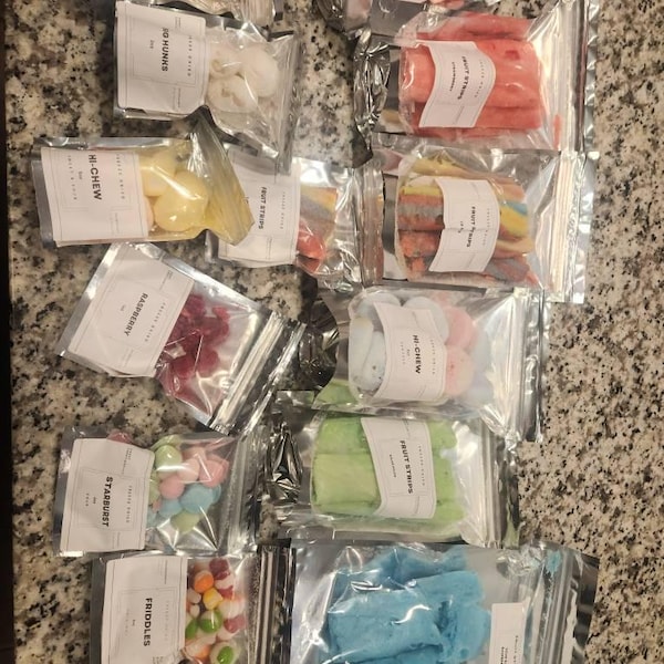 Freeze Dried Sample Pack 8-1oz Bags - Etsy