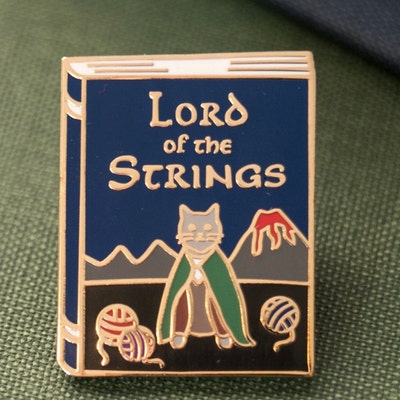 Lord of the Strings Enamel Pin Lord of the Rings Enamel Pin LOTR Enamel ...