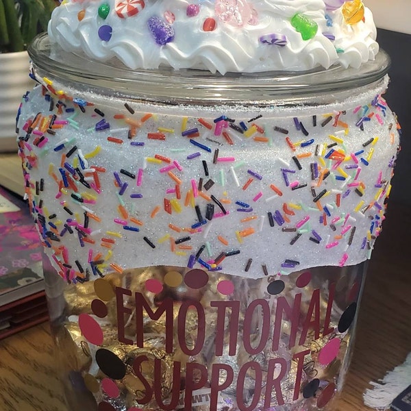 Funny Motivational Candy Jar Gift, Custom Treat Candy Holder for Boss ...