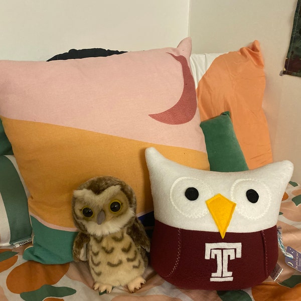 Bride and Groom Owl Plushies- Owl Bride and Groom Plushies- Wedding ...