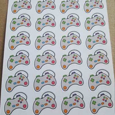 Video Game Planner Stickers Game Controller Icon Stickers - Etsy Canada