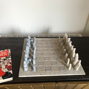 Celtic Chess Set aka. Fidchell - Etsy