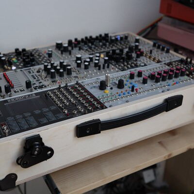 Eurorack Case 9u 104 Hp Portable Powered Black - Etsy