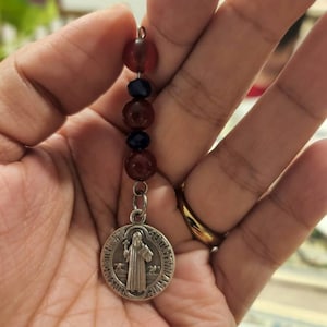 XL Blue Enamel Miraculous Medal Miraculous Necklace Catholic - Etsy