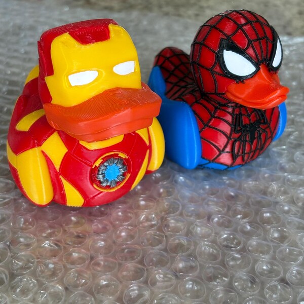 Spiderman 3D Printed Duck - Etsy