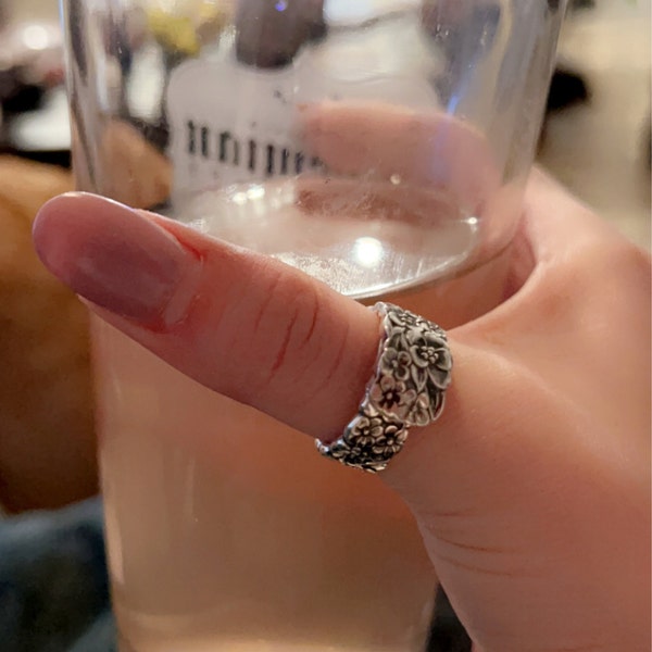 Spoon Ring - Sizes 6 - 10 - Thumb Ring - Statement Ring - # 9185 - Etsy