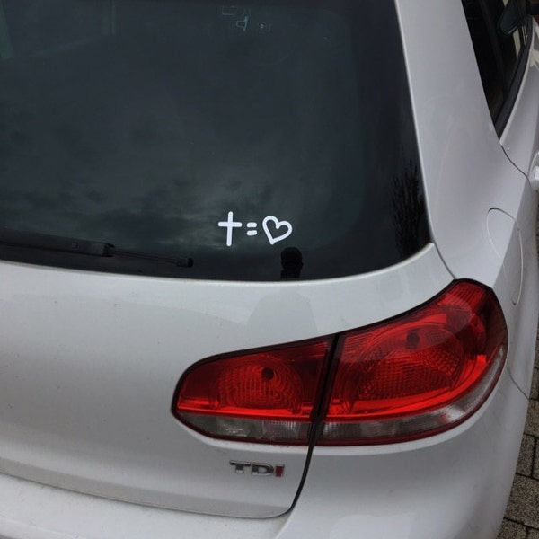 FAITH LOVE HOPE Car Decal - Etsy