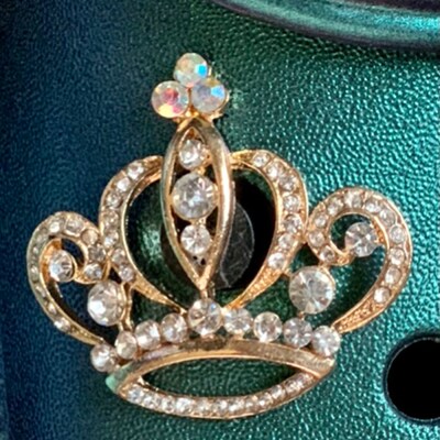 Crocs High Quality Bling Rhinestone CROWN Charms for Your Crocs, Croc ...