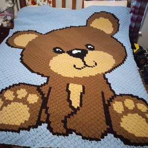 Cute Baby Cat Graph Written Pattern for C2C & Tapestry Crochet Crochet ...