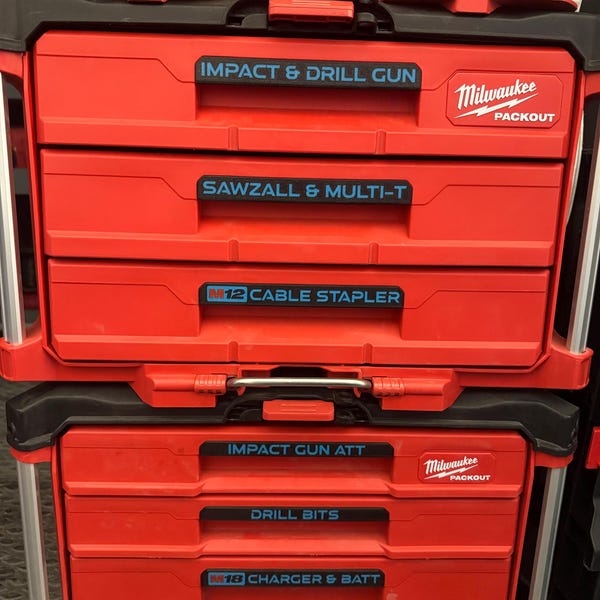 M12 Die Grinders Ultimate Organization Inserts Kit – Milwaukee PACKOUT ...