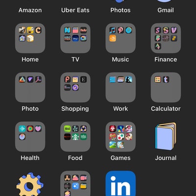 Ios 16 App Icon Pack With 100 Aesthetic Icons iPad and iPhone Icon Pack ...