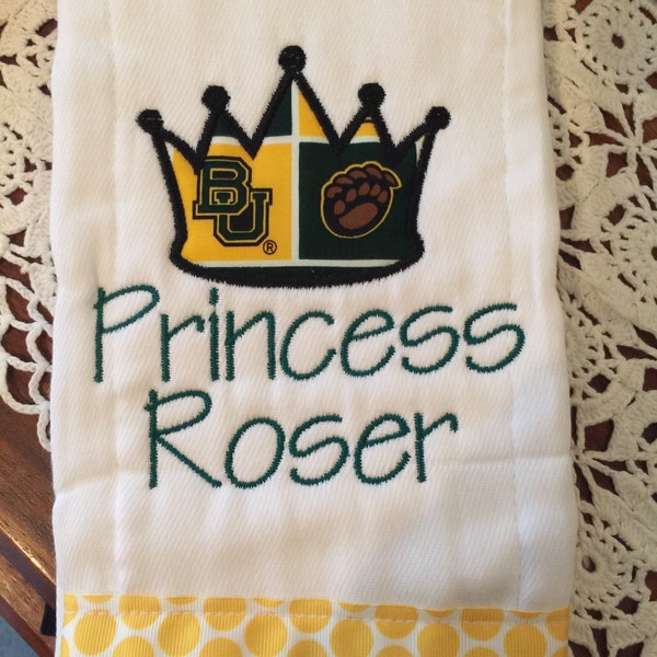 Personalized Burp Cloths, House Divided, NFL, NBA, Hockey, MLB - Etsy