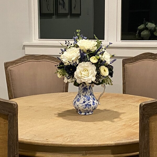 Vintage RC Pottery Lidded Floral Tureen With Silk Pink and Peach ...