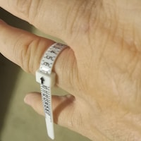 Ring Sizer Adjustable and Reusable US Ring Sizer in Full and Half Sizes ...