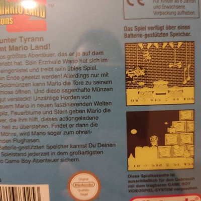 Super Mario Land 2: 6 Golden Coins Box for Game Boy Nintendo 3 Regions ...