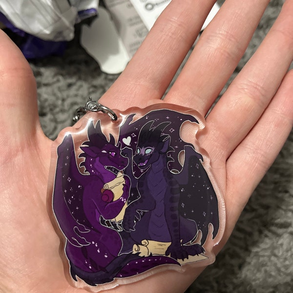 Starflight and Fatespeaker [ Wings of Fire WOF Acrylic Charm ] - Etsy