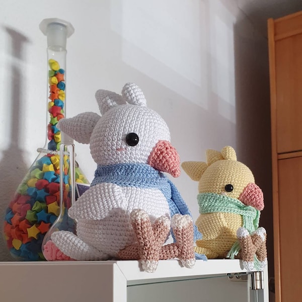 Chocobo Crochet Plushie - Handmade Amigurumi Final Fantasy XIV - Etsy