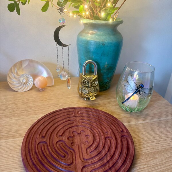 Ball Labyrinth, Wooden Finger Labyrinth, Meditation Labyrinth ...