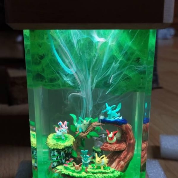 Diorama Totk Link Zelda Epoxy Lamp, Link Zelda Night Light ,link Home ...