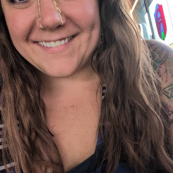 GODDESS CLIP - DUO | Bridge Nose Cuff Set - No Piercing Needed, Full Nose Cuffs, Double Nose ...